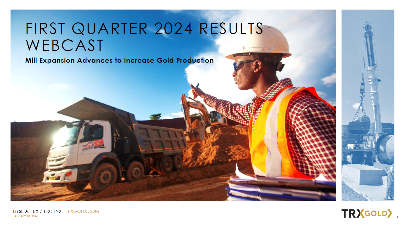 Presentations & Videos - TRX Gold Corporation